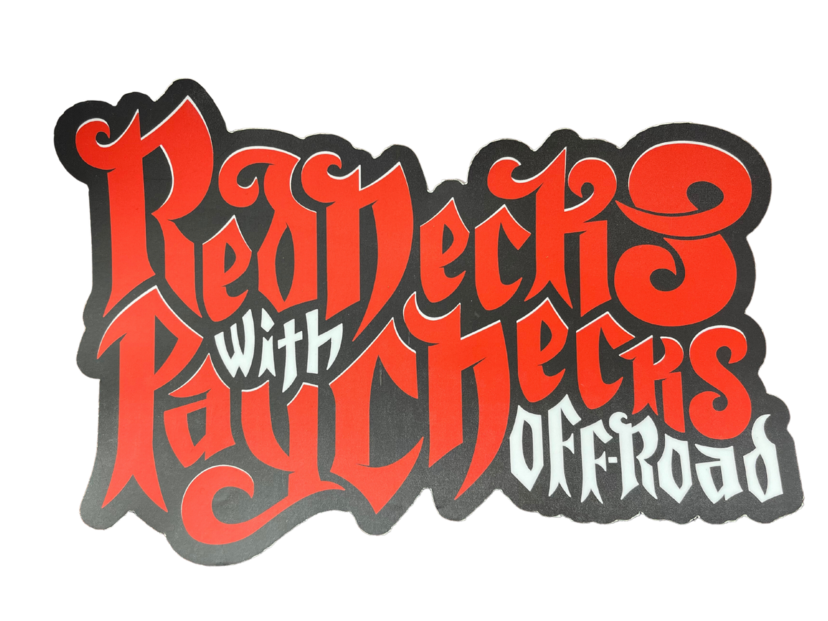 RWP Logo Die Cut Sticker- 10"x6" – RWP Merchandise